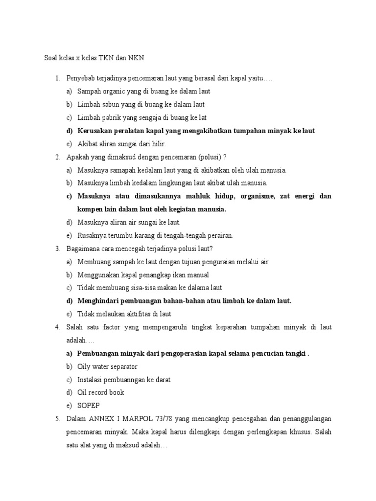 Soal Ulangan Kels X NKN & TKN | PDF | Teknologi & Rekayasa
