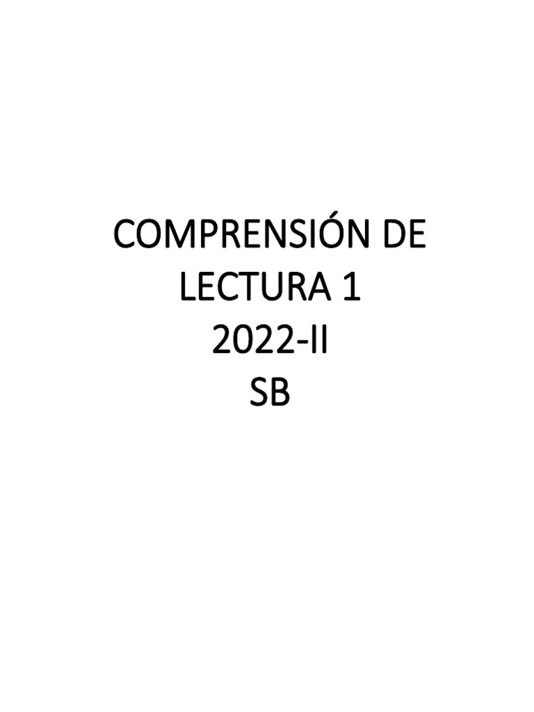Manual de Comprensión de Lectura en Inglés, Unam | PDF | Artes del ...