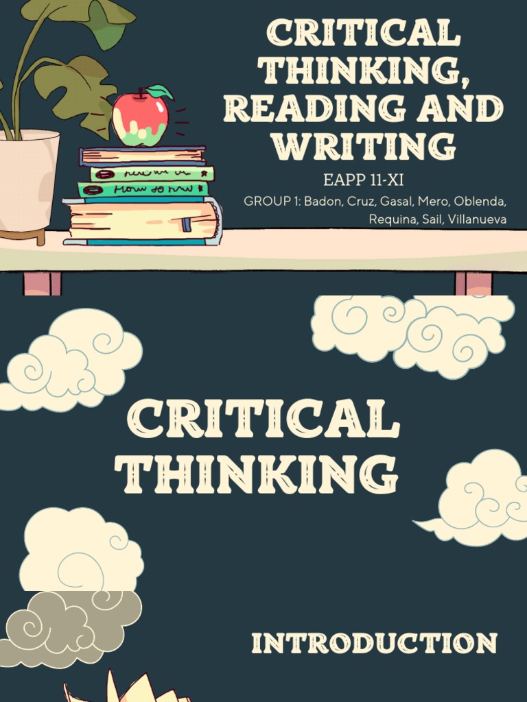 Critical Thinking in Reading and Writing | PDF | Critical Thinking ...