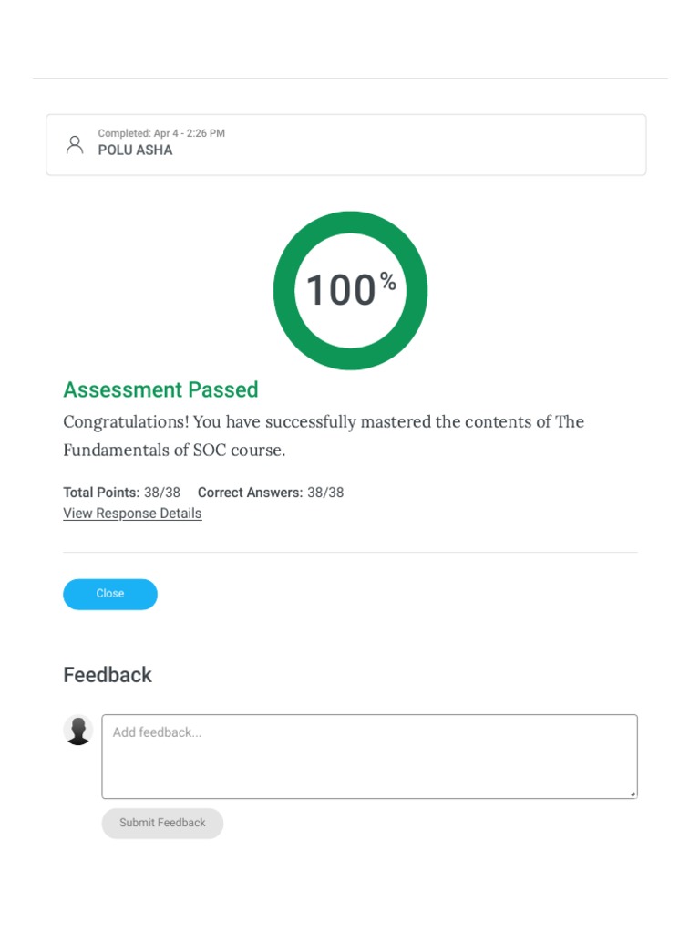 The Fundamentals of SOC - Assessment | PDF | Computer Network ...