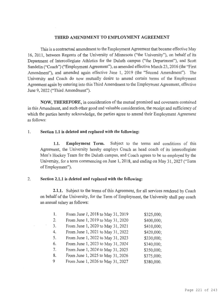 Second Amendment Approval Document | PDF