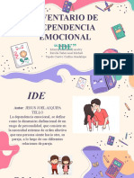 Inventario Dependencia Emocional Ide | PDF | Validez (Estadísticas) | Sicología