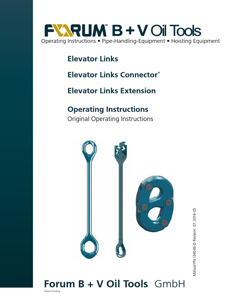 Elevatorlinks Linksconnector Linksextension r007 en | PDF | Safety ...