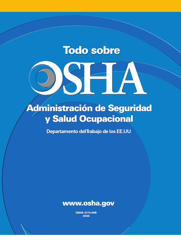 Manual Osha Administracion De Seguridad Y Salud Ocupacional