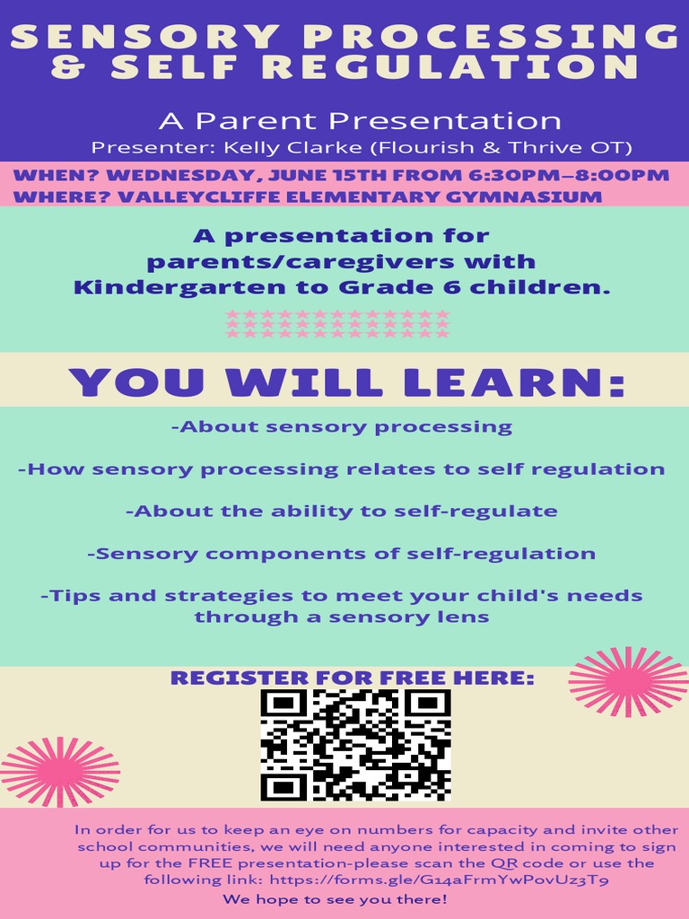 Sensory Processing and Self Regulation Presentation | PDF