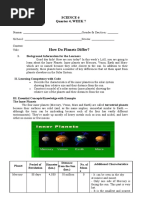 Detailed Lesson Plan in Science (Solar System) | PDF | Solar System ...
