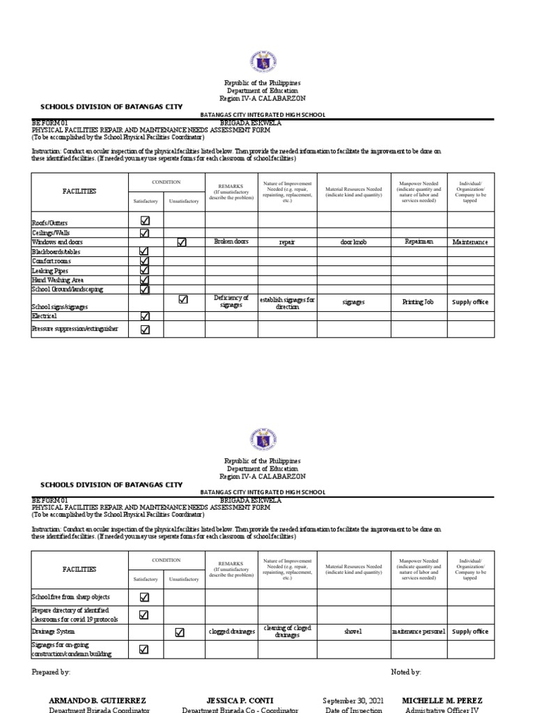 Be-Form-1 2021 Admin | PDF