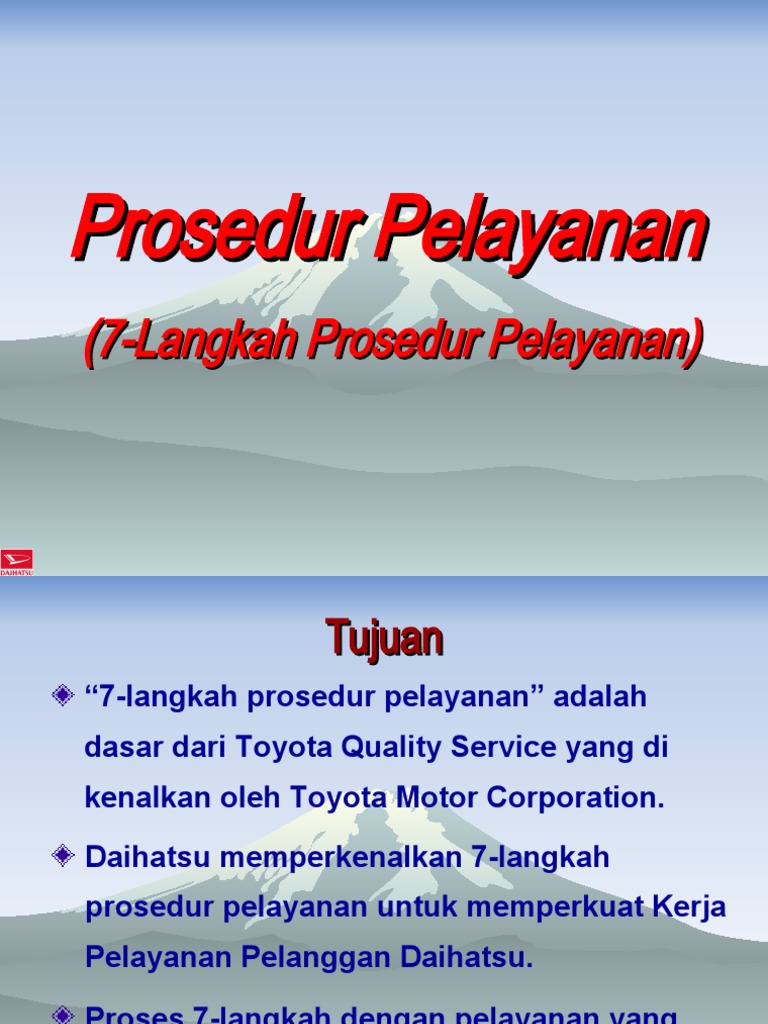 7 Steps Service Procedure | PDF