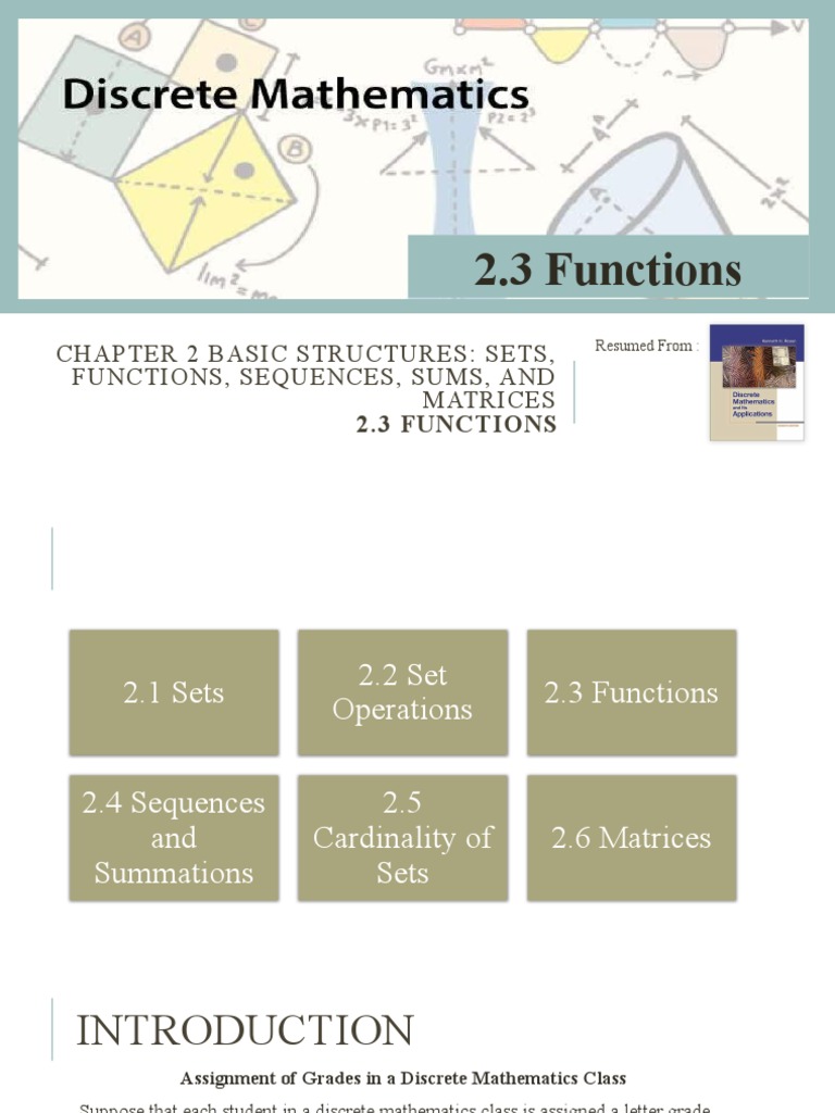 Descrete Math 2 - 3 Functions Complete | PDF | Function (Mathematics ...