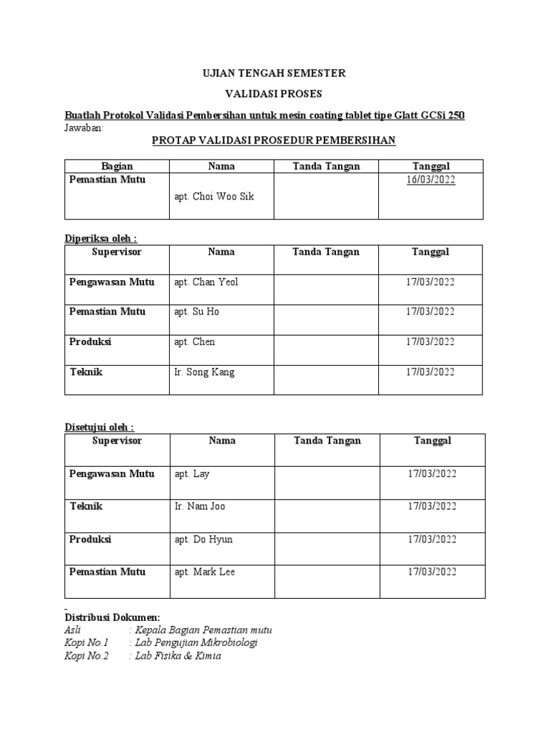 Validasi Proses Industri Farmasi | PDF | Sains & Matematika