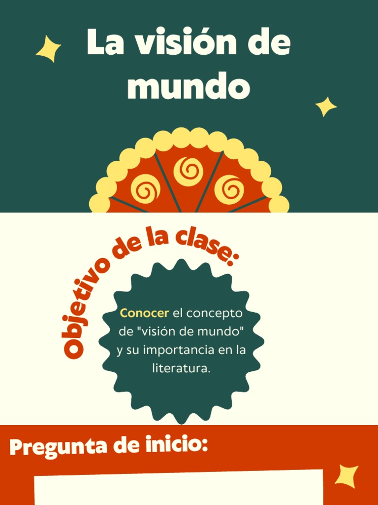 Clase 2 La Visión de Mundo | PDF