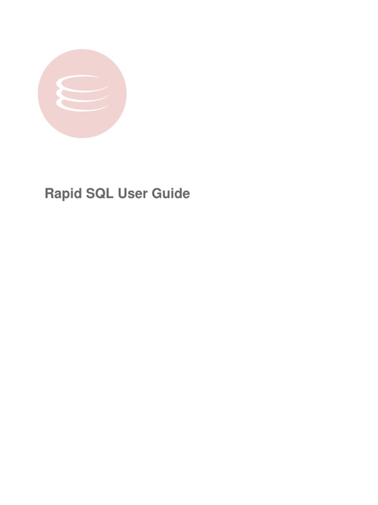 Rapidsql User Guide | PDF | Ibm Db2 | Software