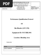 Performance Qualification Protocol For Alu Alu Blister Packing Machine ...