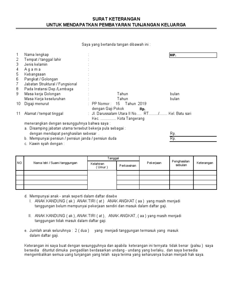 Format Skumptk Exel (Kosong) | PDF
