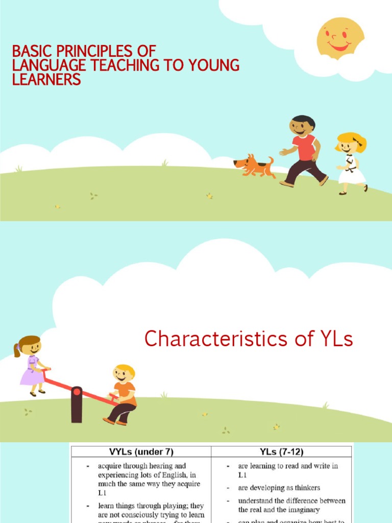 BASIC PRINCIPLES OF LANGUAGE TEACHING TO YLs | PDF | Learning ...