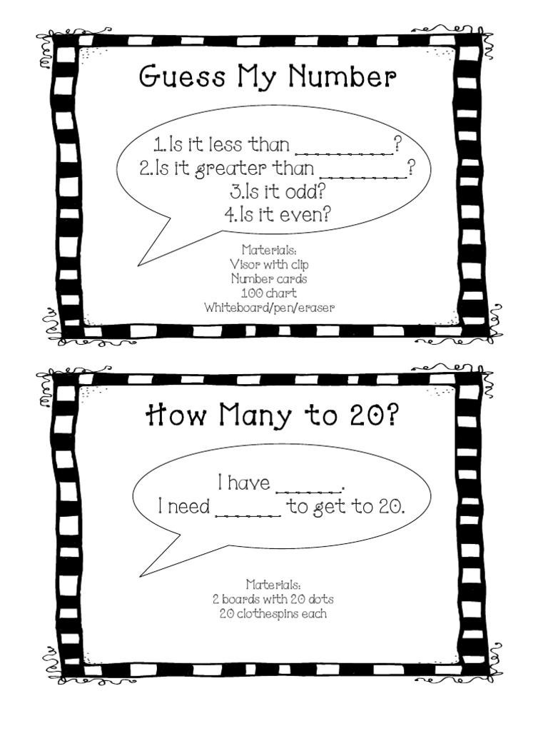 Beginning Number Concepts | PDF