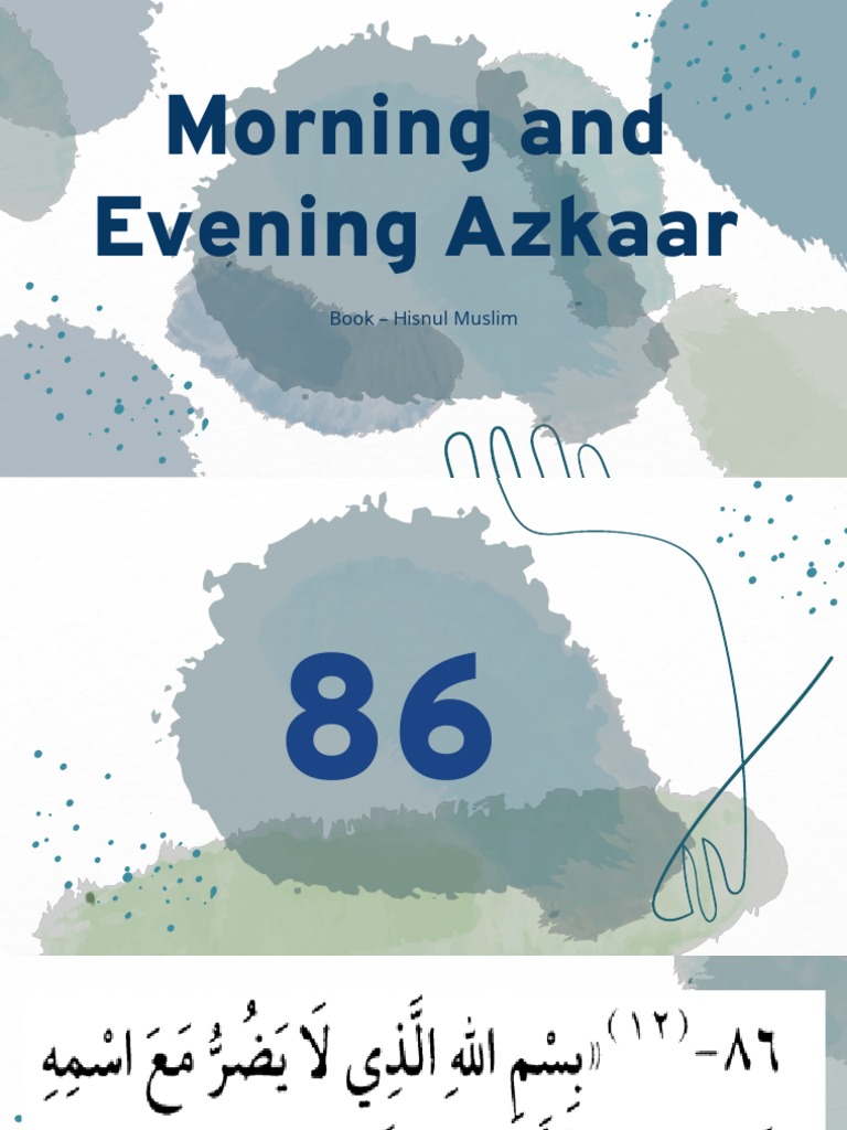 Morning and Evening Azkaar Guide | PDF
