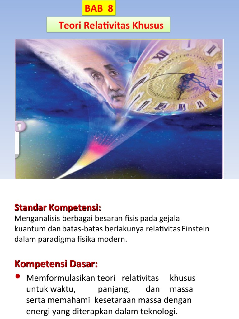 BAB 8 Teori Relativitas | PDF