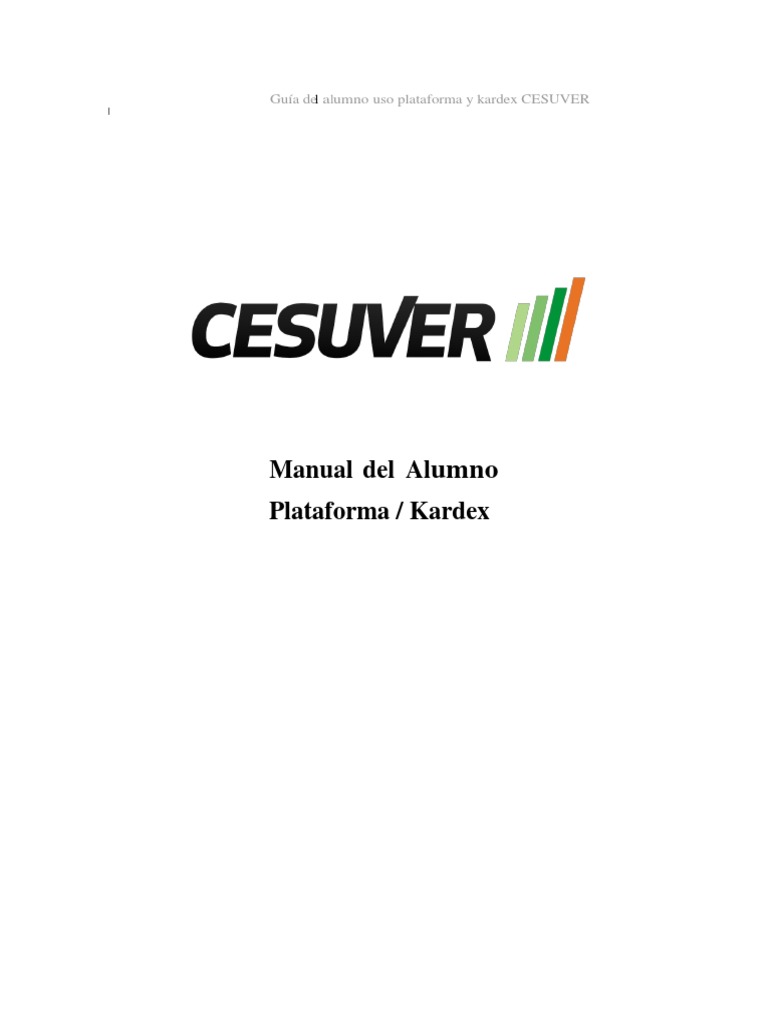 Manual Alumno Cesuver | PDF | Foro de Internet | Archivo de computadora