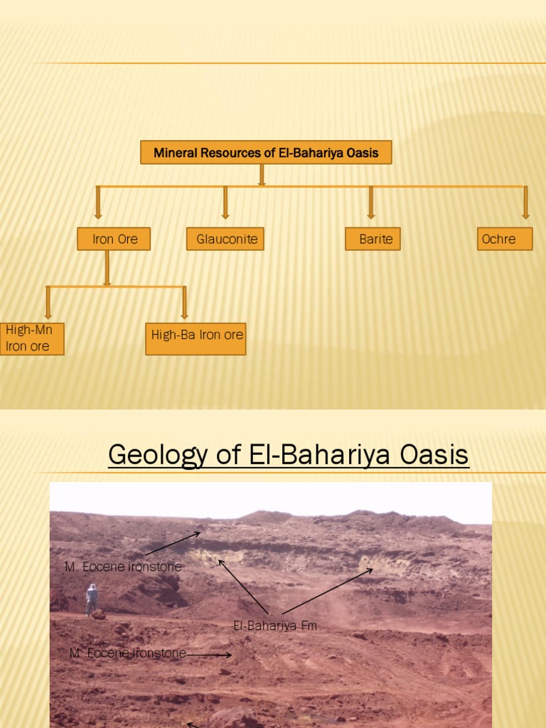 Mineral Resources of El-Bahariya Oasis Overview | PDF | Iron Ore | Iron