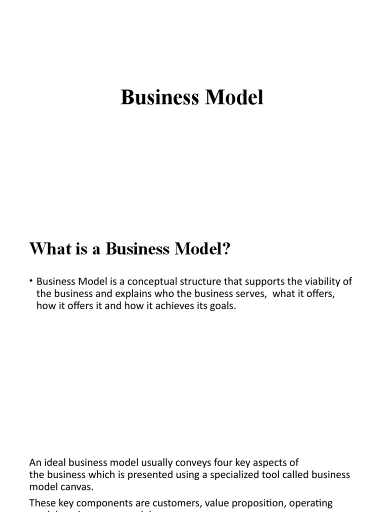 Business Model | PDF