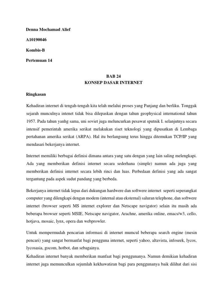 Tugas 14 Kombis Denna Kelas B | PDF