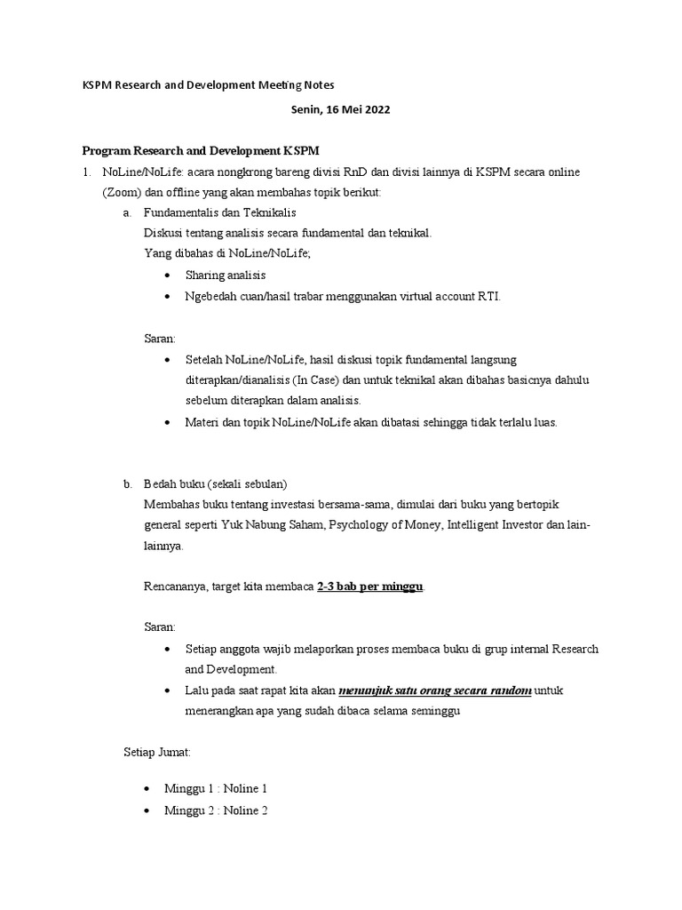 KSPM RnD: NoLine/NoLife & K-News | PDF