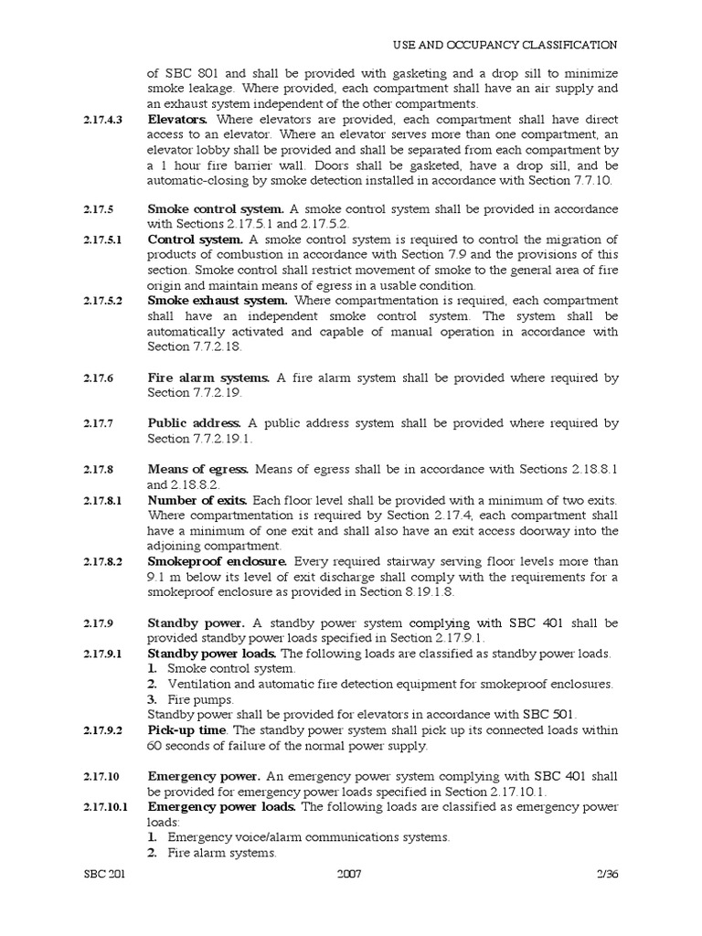 27,30 - The Saudi Building Code (SBC) - PDF - 72-72 | PDF | Elevator ...