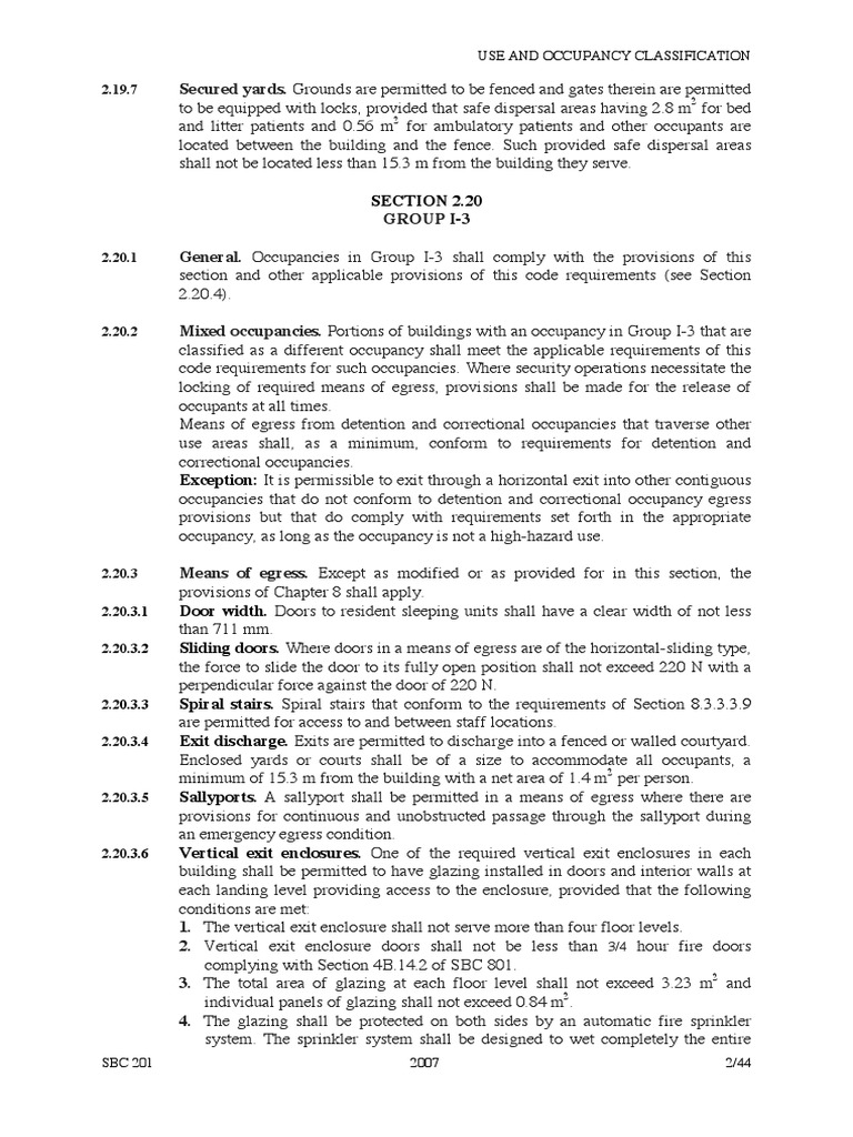 27,30 - The Saudi Building Code (SBC) - PDF - 80-80 | PDF | Door | Fire ...