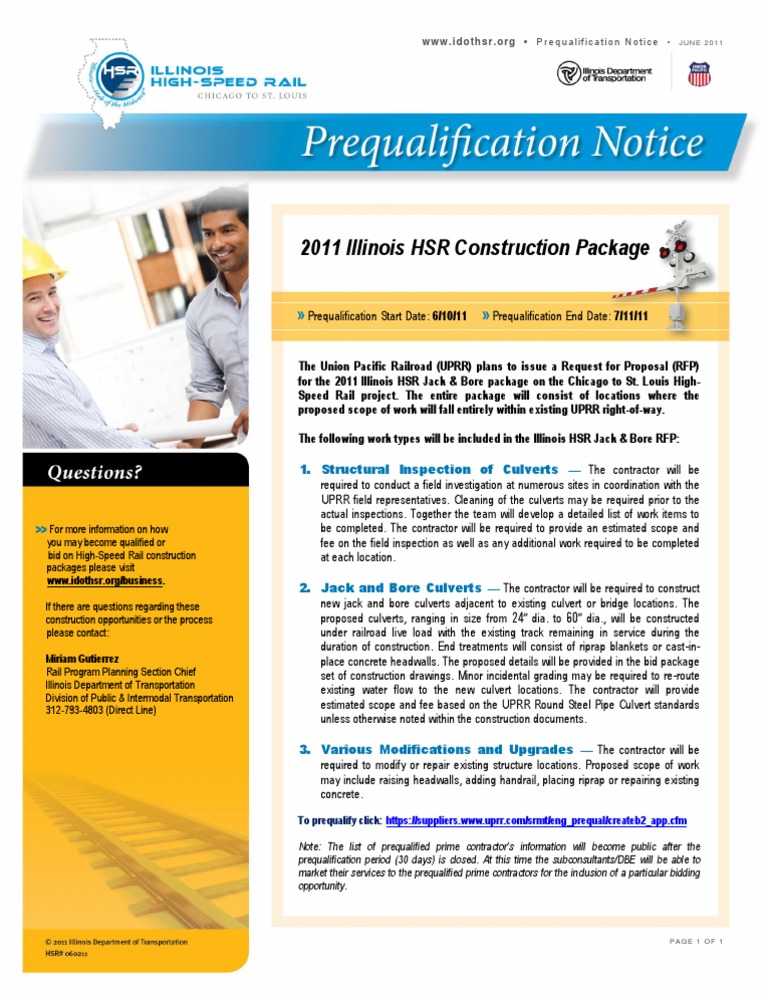 IDOT | PDF | Rail Transport | Union Pacific Railroad