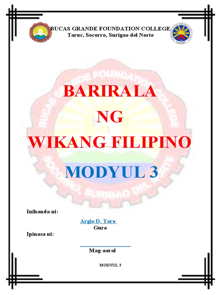 Barirala M3 1 | PDF