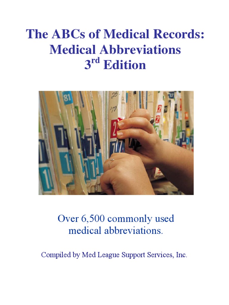 ABC Medical Abbreviations | Download Free PDF | Ct Scan | Coronary ...