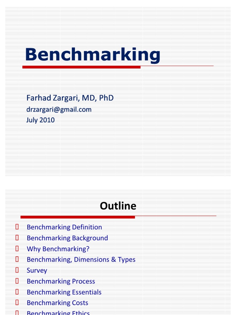 Benchmarking | Benchmarking | Strategic Management