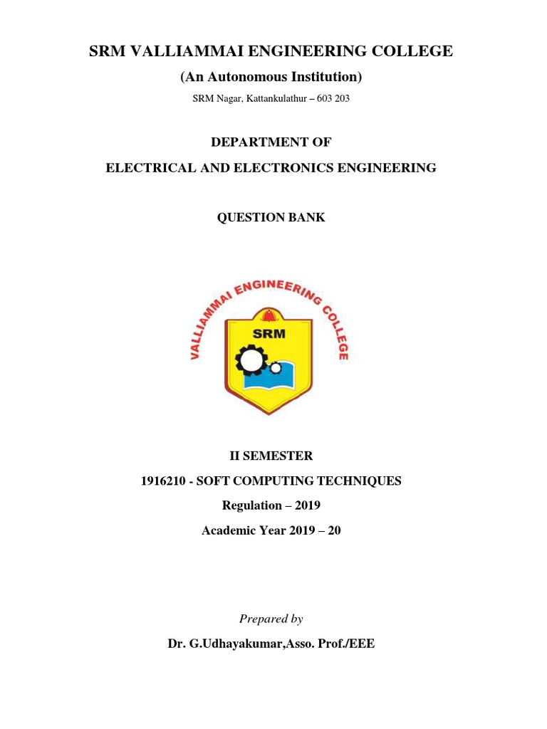 1916210-Soft Computing Techniques | PDF | Artificial Neural Network ...