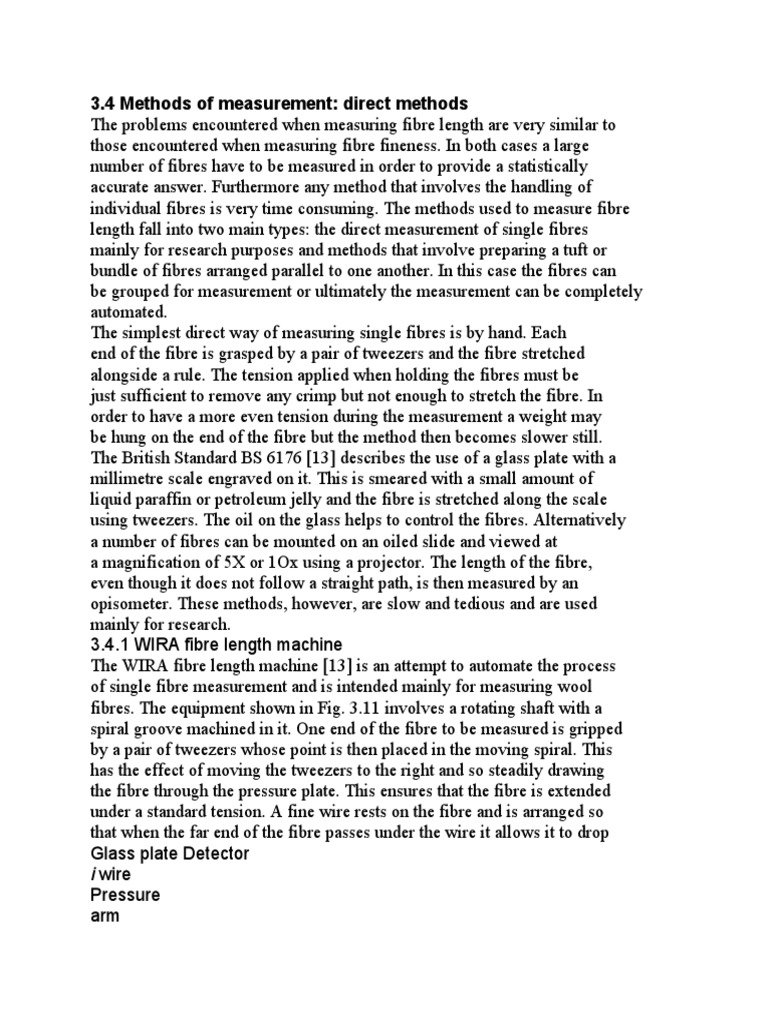 3.4 Methods of Measurement: Direct Methods: I Wire | PDF | Wire ...