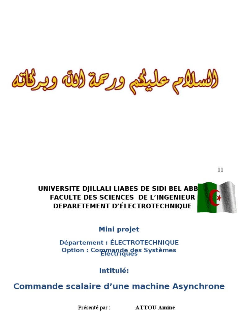 Commande scalaire machine asynchrone | PDF | Électrodynamique | Quantité