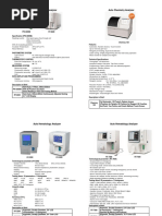 ADVIA 560 Hematology System Specification | PDF | Electrical Engineering | Computer Hardware