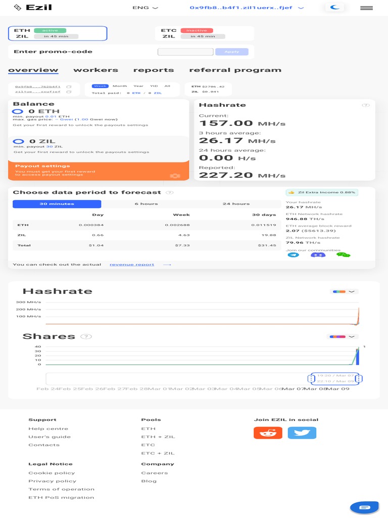 Ezil - ETH+ZIL Mining | PDF | World Wide Web | Internet & Web