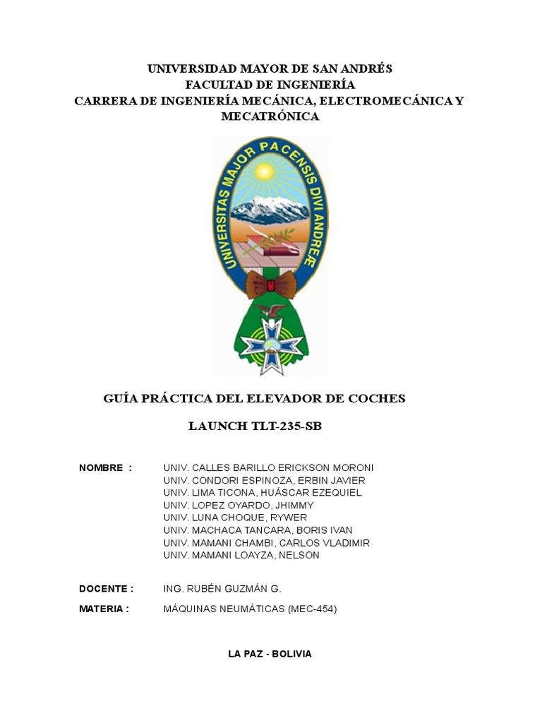 Guia Practica Elevador | PDF | Ascensor | Bomba