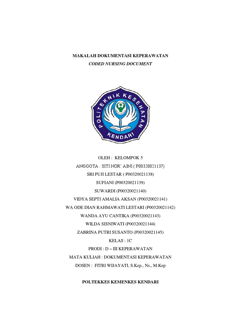 Coded Nursing Documentation | PDF