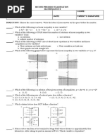 Remedial Mathematics Chapter 1 and 2 | PDF | Equations | Quadratic Equation