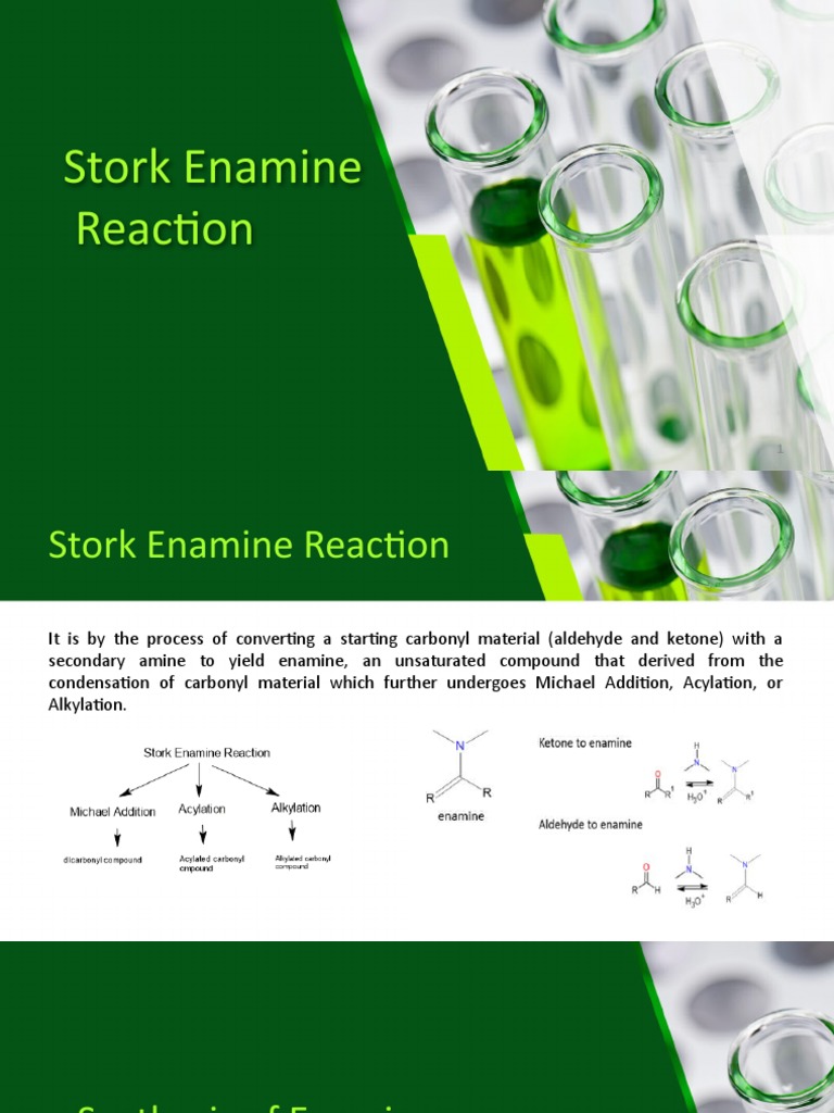 Batistil - Stork Enamine Reaction | PDF | Chemical Reactions | Organic ...