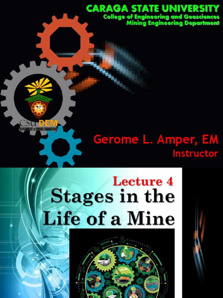 Stages of Mine Life | PDF | Mining | Minerals