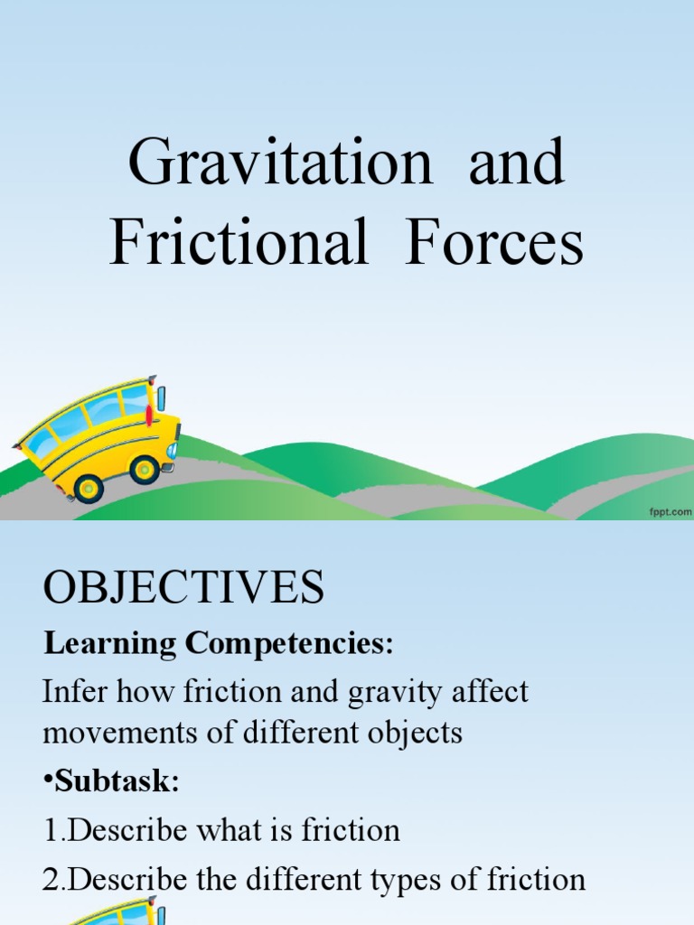 Gravitation and Frictional Forces | Download Free PDF | Friction | Force
