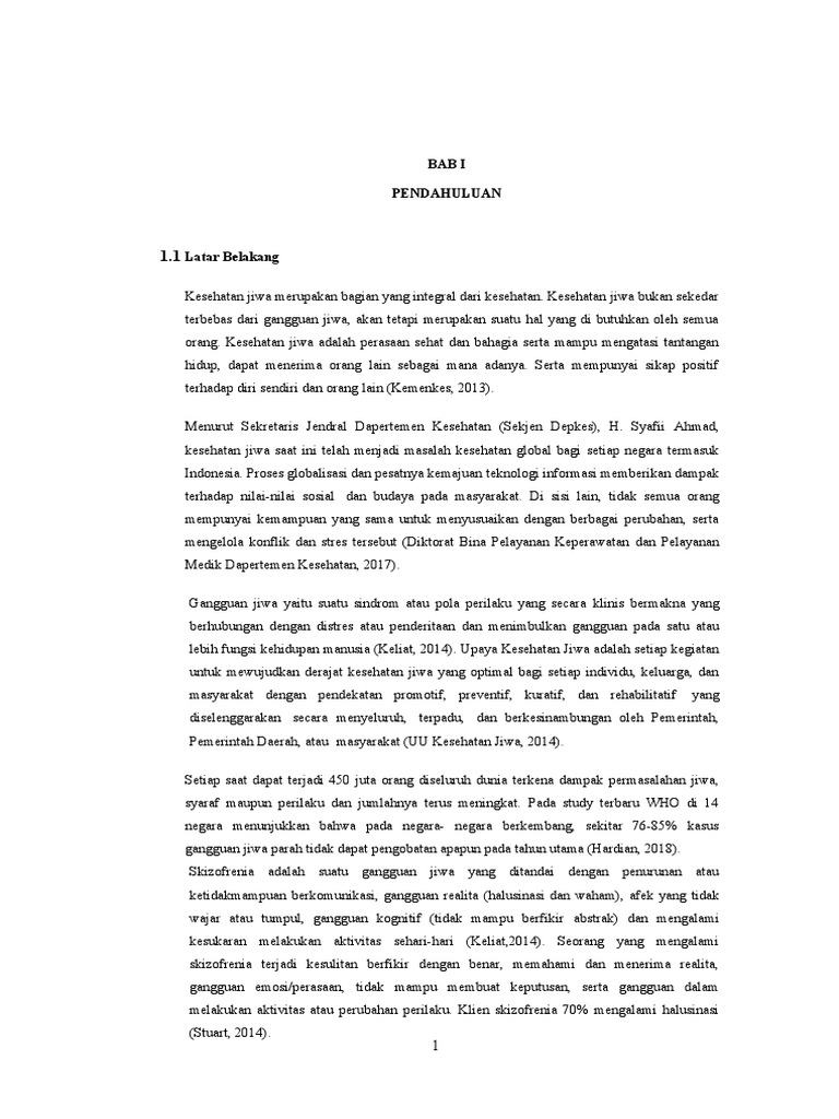 Kesehatan Jiwa dan Gangguan Halusinasi: Tinjauan Teori Asuhan ...