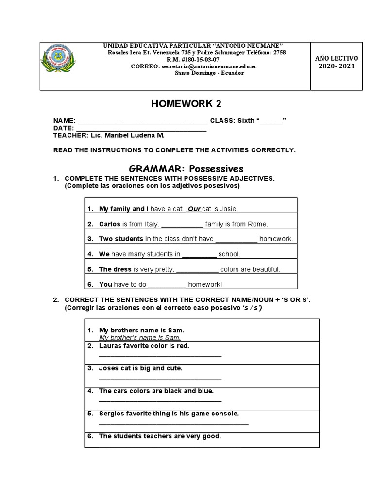 Homework 2 6to. | PDF
