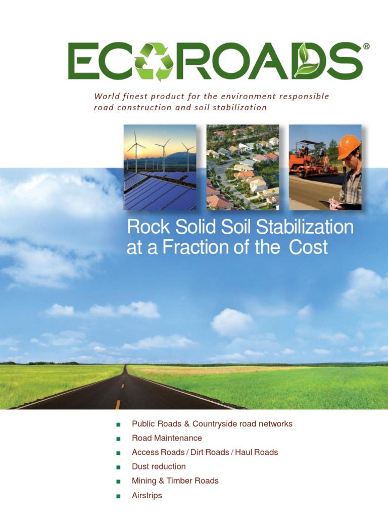 Ecoroads Broshure | PDF | Road | Soil