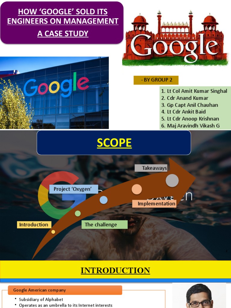 Google’s Project Oxygen: Management Insights | PDF | Analytics ...