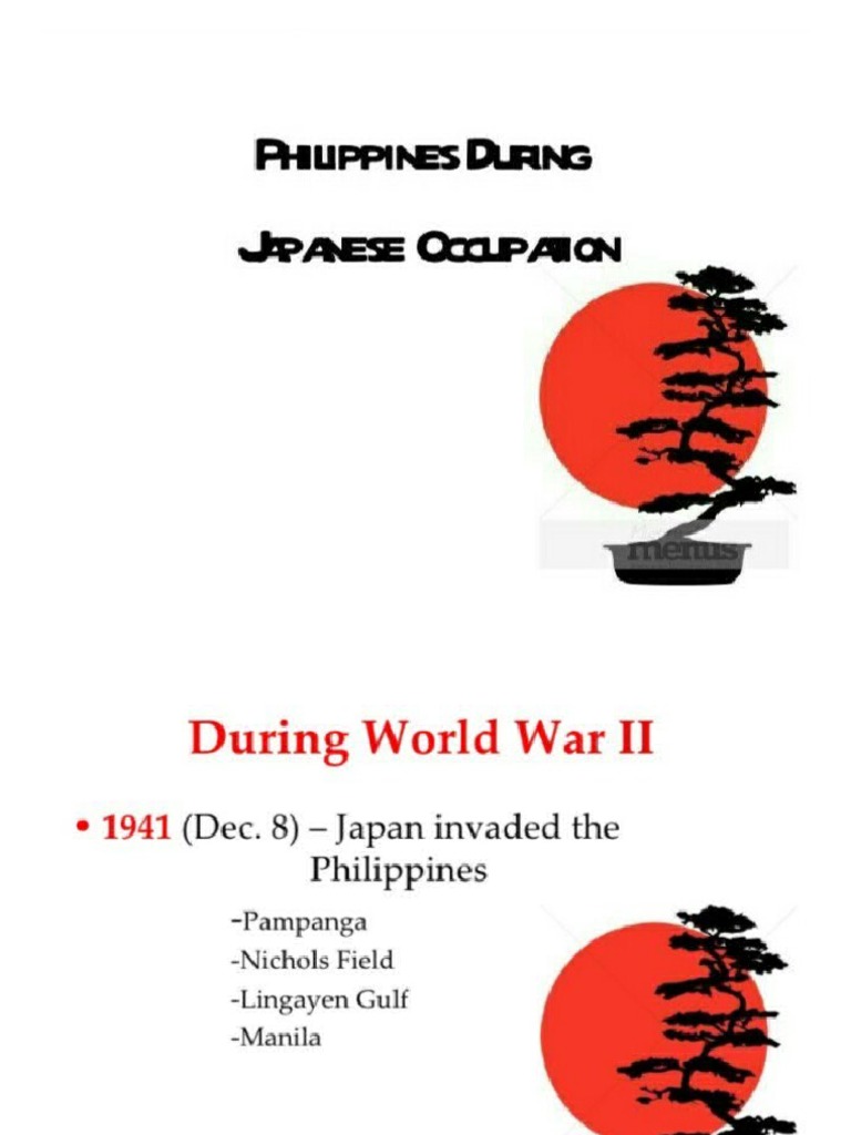 CHAPTER 13 The Philippines Under The Japanese Occupation | PDF