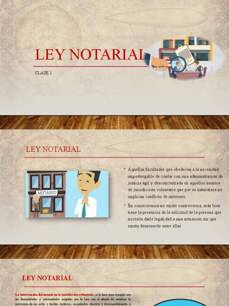 Ley Notarial Clase 1 (Autoguardado) | PDF | Propiedad de la comunidad ...